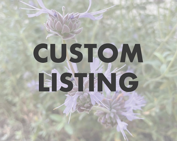 Custom Listing - Etsy