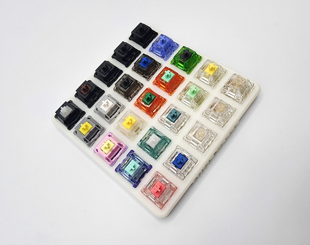 Lume Deluxe Mechanical Keyboard Switch Sampler Pack (switch Tester) - Etsy