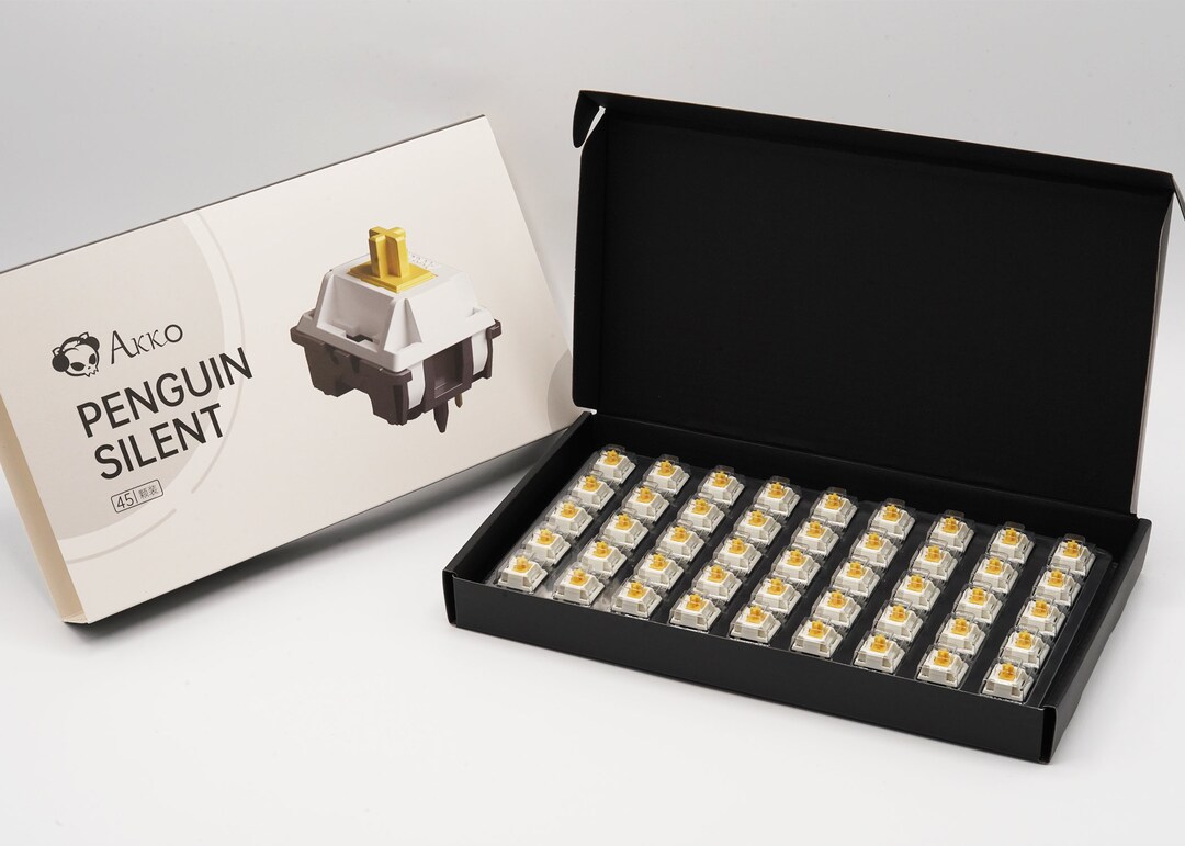 Akko Penguin Silent Tactile Switches Stock or Hand Lubed and Filmed - Etsy