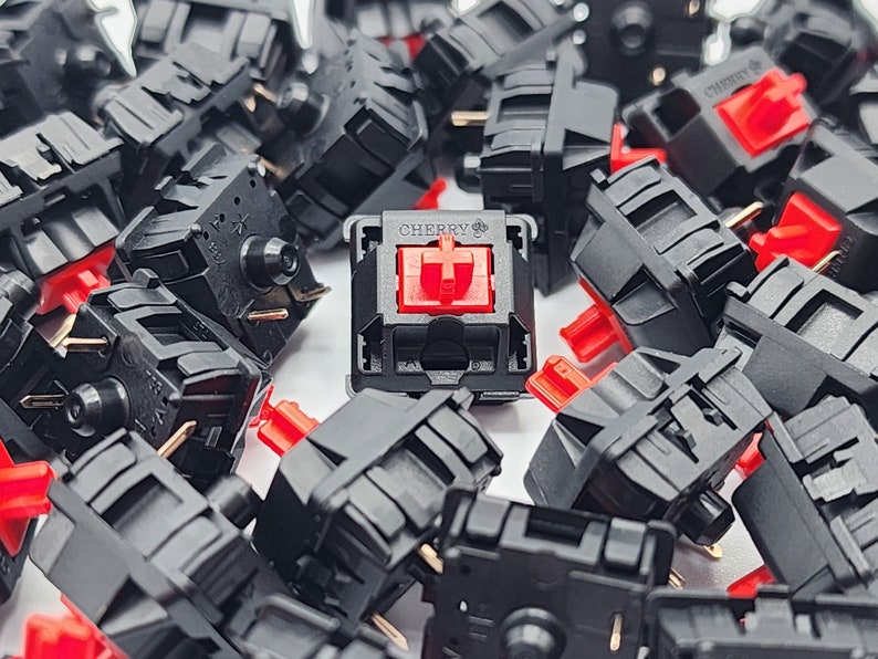 Lubed and Filmed Cherry MX Red Linear Switches - Etsy