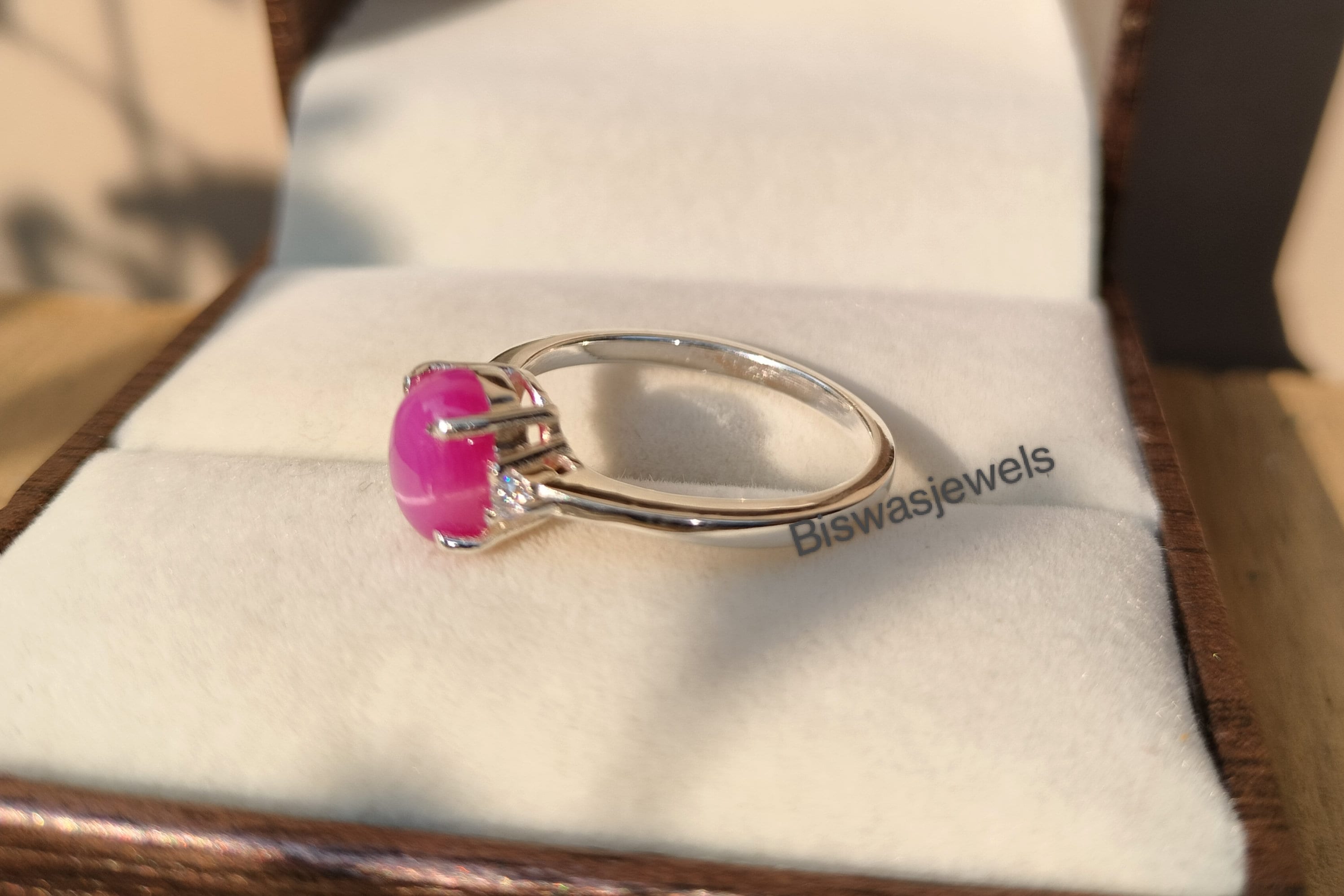 Pink Star Sapphire Ring Pink Lindy Star 925 Sterling Silver - Etsy