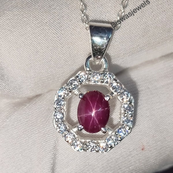 Ruby Pendant - Etsy