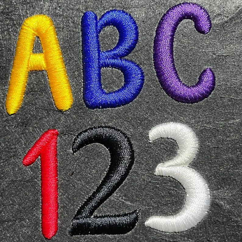 Cute Embroidery Alphabet Bundle A-Z, 3d Foam Embroider Designs, Brother ...