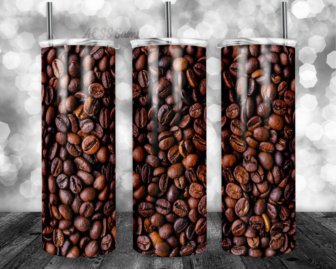 Coffee Beans Tumbler Design, Sublimation Design, Png Clipart, 20oz ...