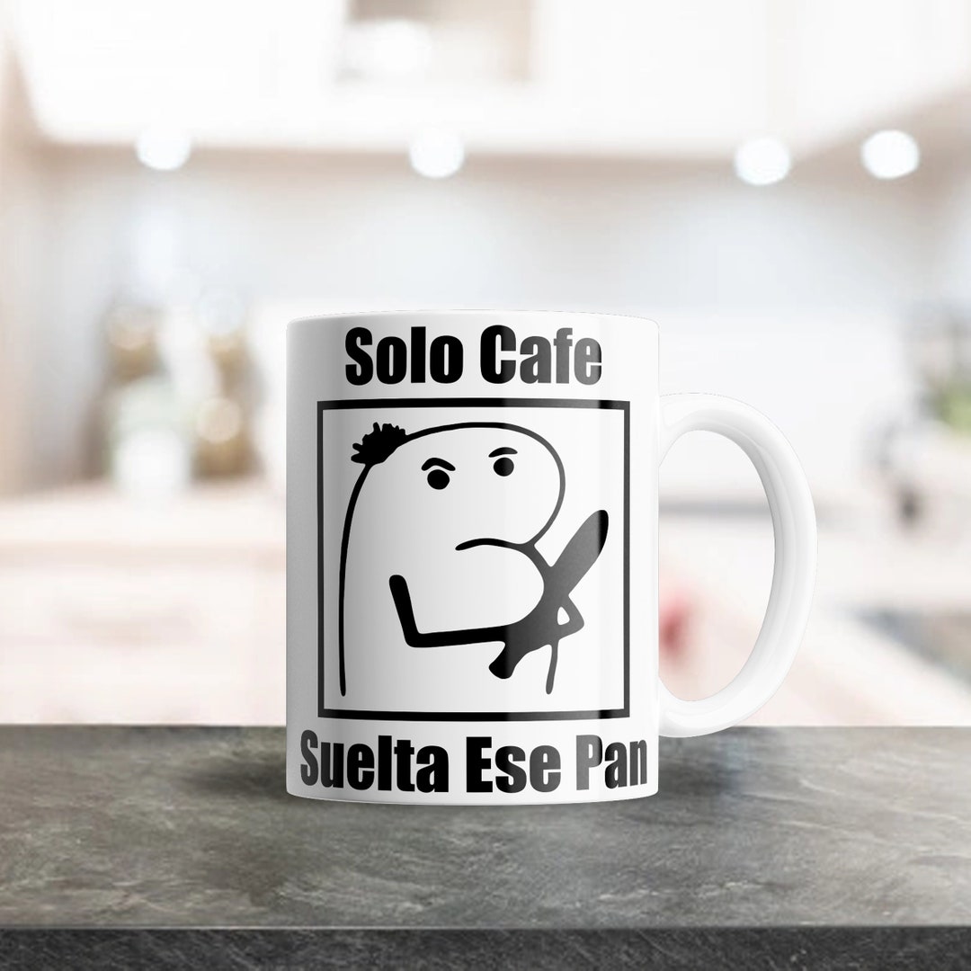Solo Cafe, Suelta Ese Pan Sublimation Design for 12oz & 15oz Coffee ...