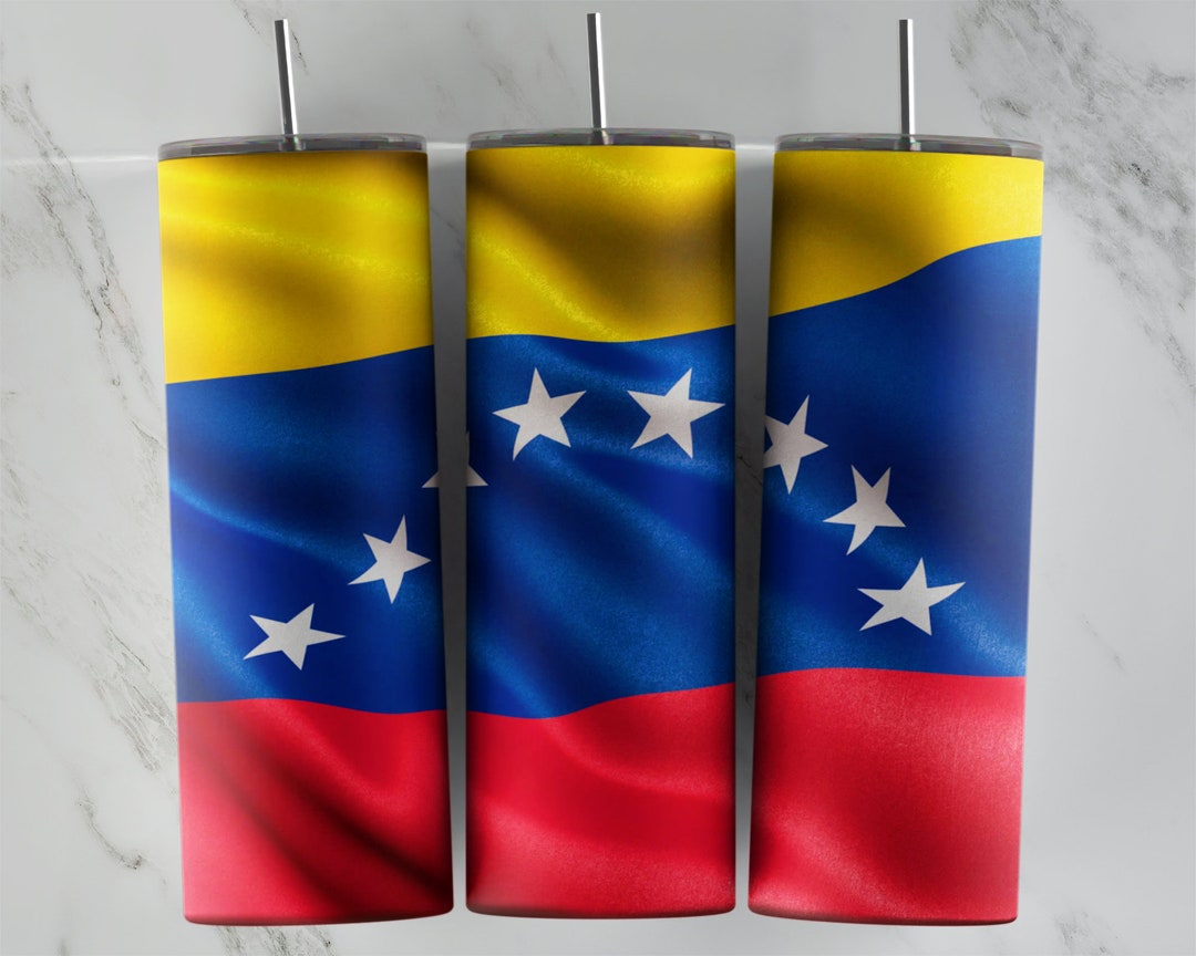 Venezuela Sublimation Design for Tumblers, Frosted Glass Image, Skinny ...