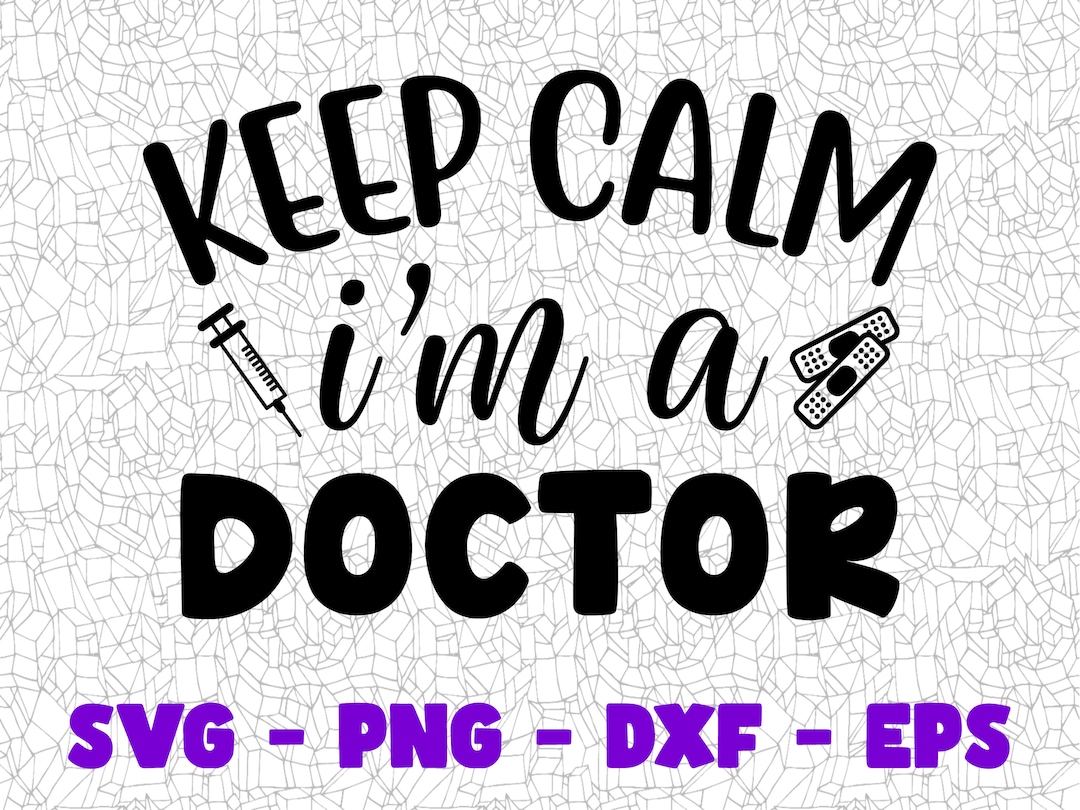 Doctor SVG, Cutting File, Png Pdf Digital Clipart, Great for Viny ...