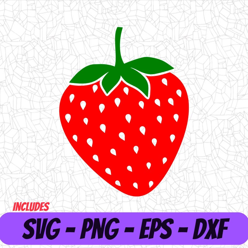 Strawberry Svg - Etsy