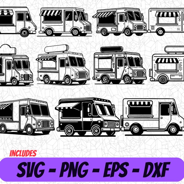 Food Truck Vinyl Decals - Etsy