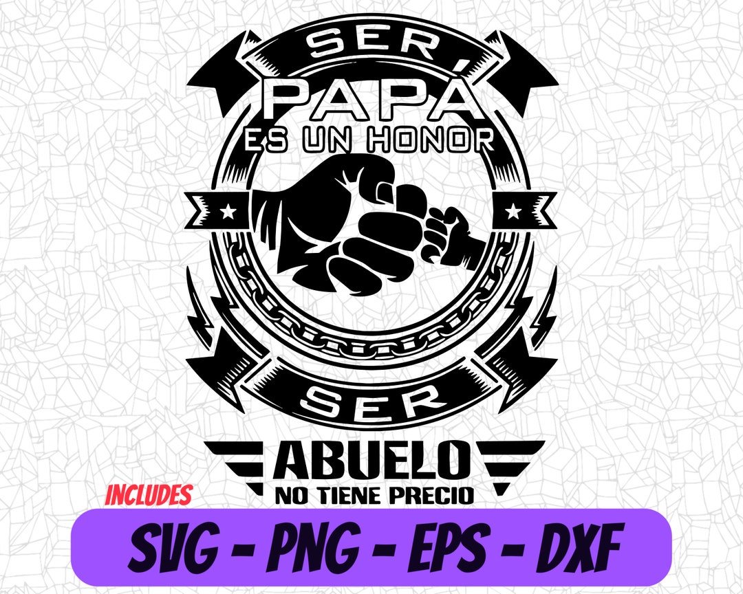 Abuelo SVG Design, Cricut Cut File, Png Digital Clipart, Great for ...