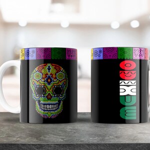 10 Mexico Mug Designs, Sublimation Design for 12mugs, Coffee Mug Design ...