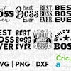 Best Boss Ever Svg Png Design File, Instant Download for Commercial ...