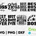 Best Boss Ever Svg Png Design File, Instant Download for Commercial ...