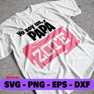 Papá PNG Shirt Design, Cricut Cut File, SVG Digital Clipart, Great for ...