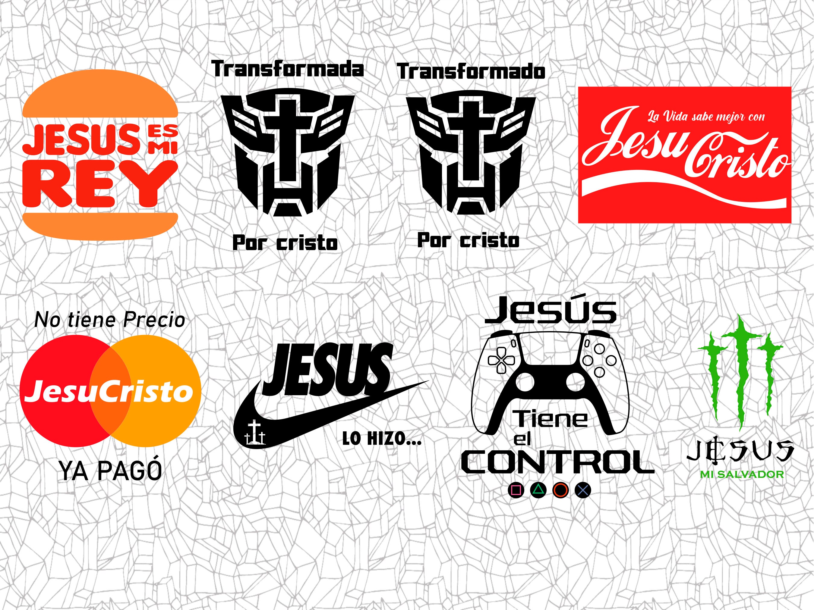Cristo SVG Bundle, Cutting File, Png Eps Dxf Digital Clipart, Great for ...