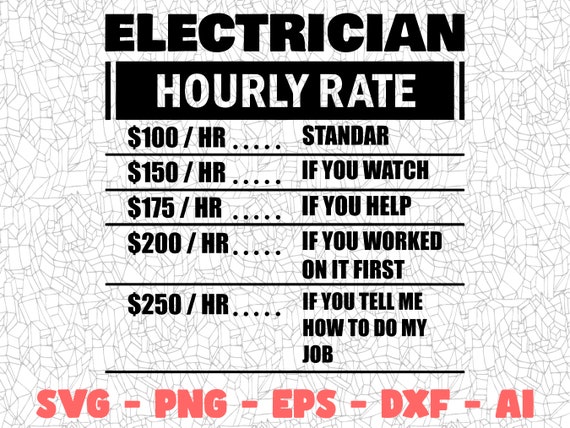 Electrician hourly rate store