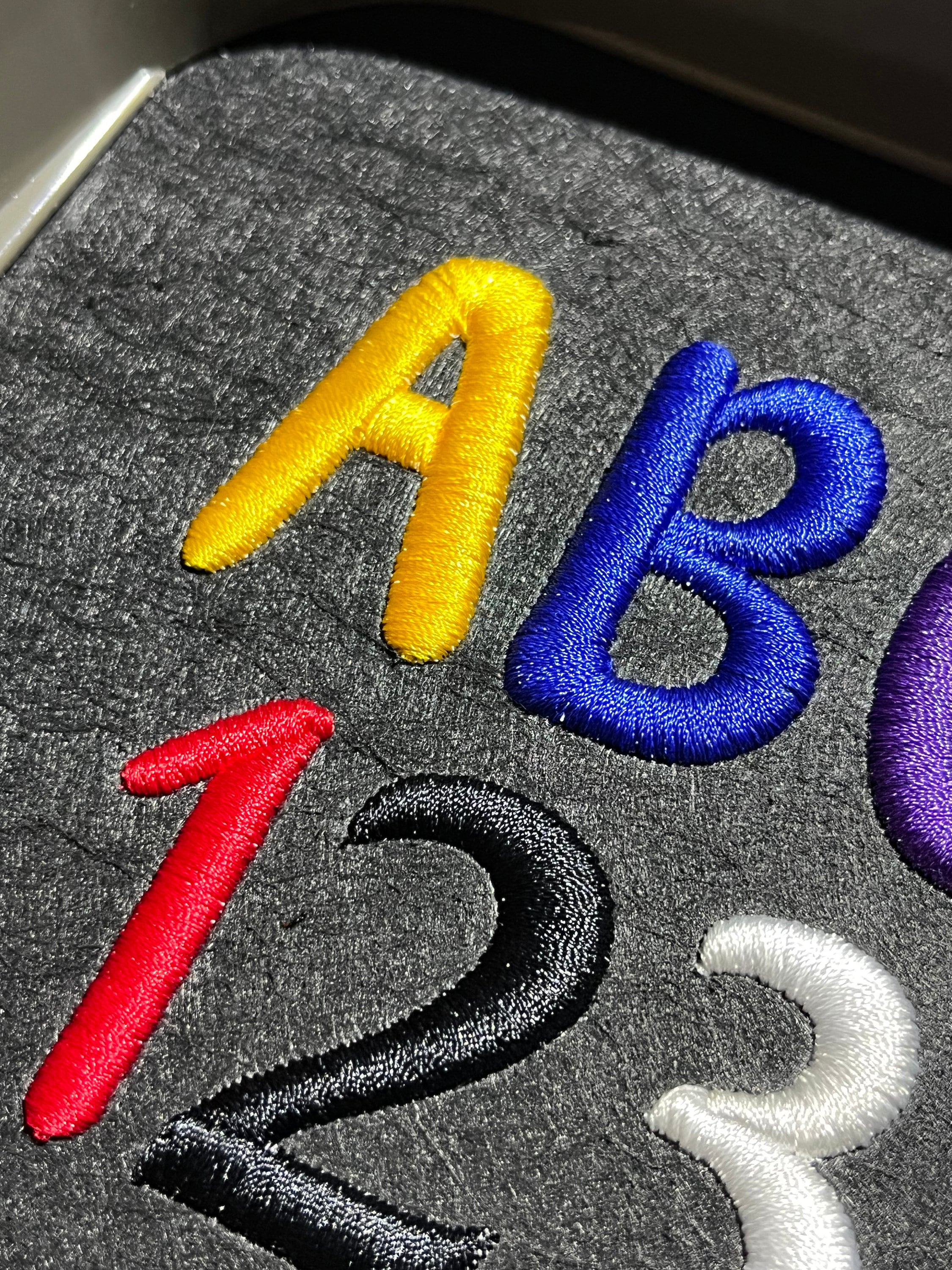 Cute Embroidery Alphabet Bundle A-Z, 3d Foam Embroider Designs, Brother ...