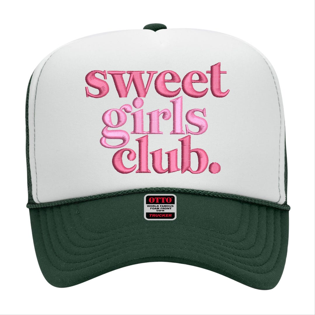 Sweet Girls Club Embroidery Design - Girly Machine Embroidery File ...