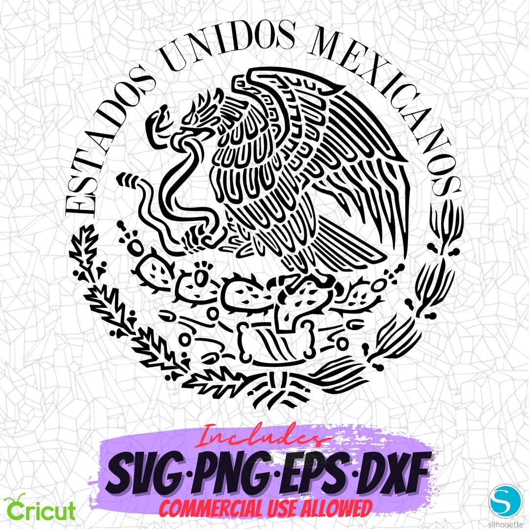 Mexico SVG, Cutting File, Png Eps Dxf Digital Clipart, Great for Viny ...
