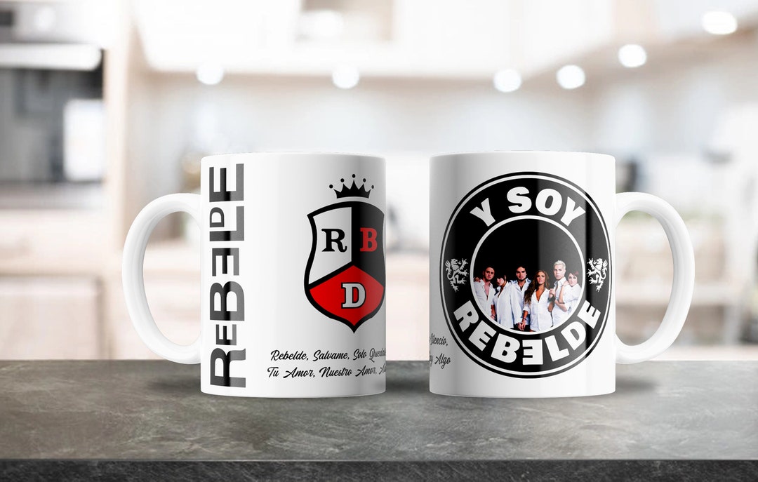 Rebelde Mug Design, Sublimation Design for 11oz, 15oz Mugs, Coffee Mug ...