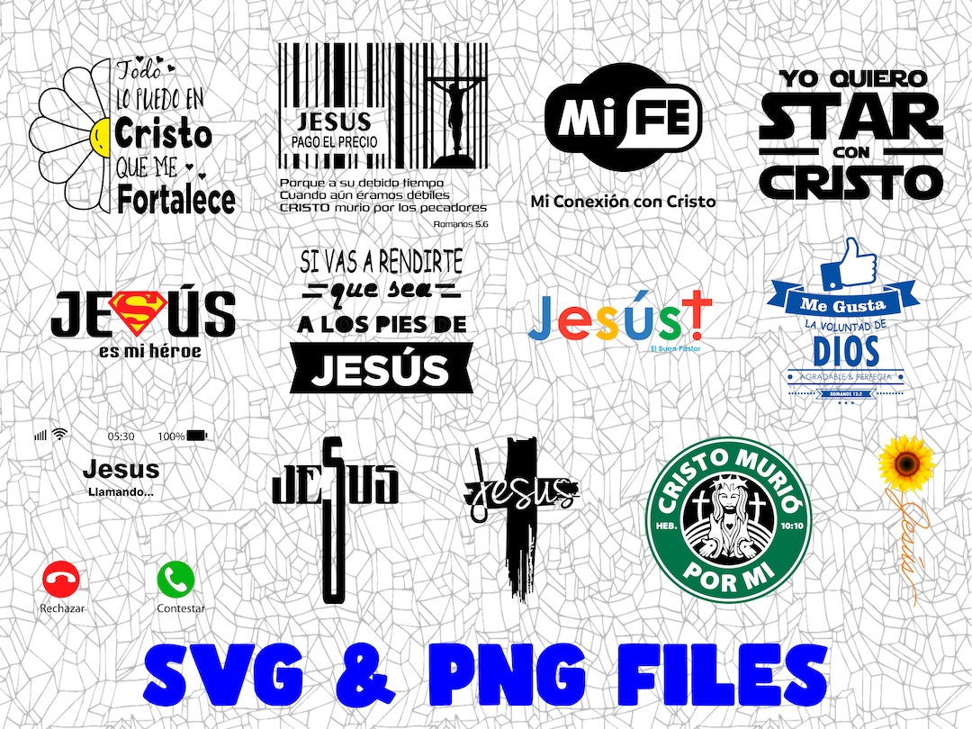 Cristo SVG Bundle, Cutting File, Png Eps Dxf Digital Clipart, Great for ...