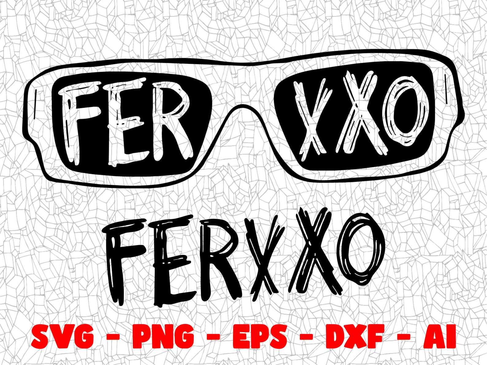 Ferxxo SVG, Archivo de corte, Png Eps Dxf Digital Clipart, ¡Excelente ...