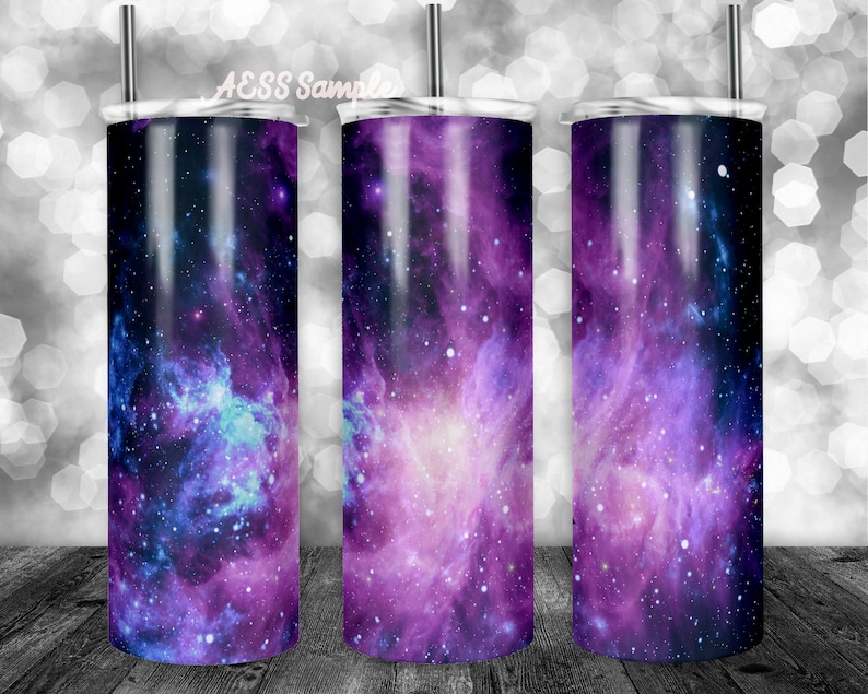 Galaxy Sublimation Design Tumbler Design for 20oz Cups - Etsy