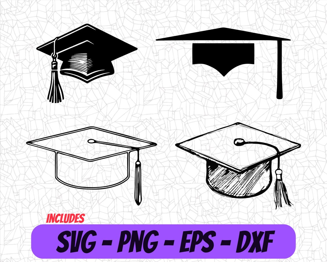 Graduation Hat SVG Design, Grad 2025 PNG, Cricut Craft Files, Laser ...