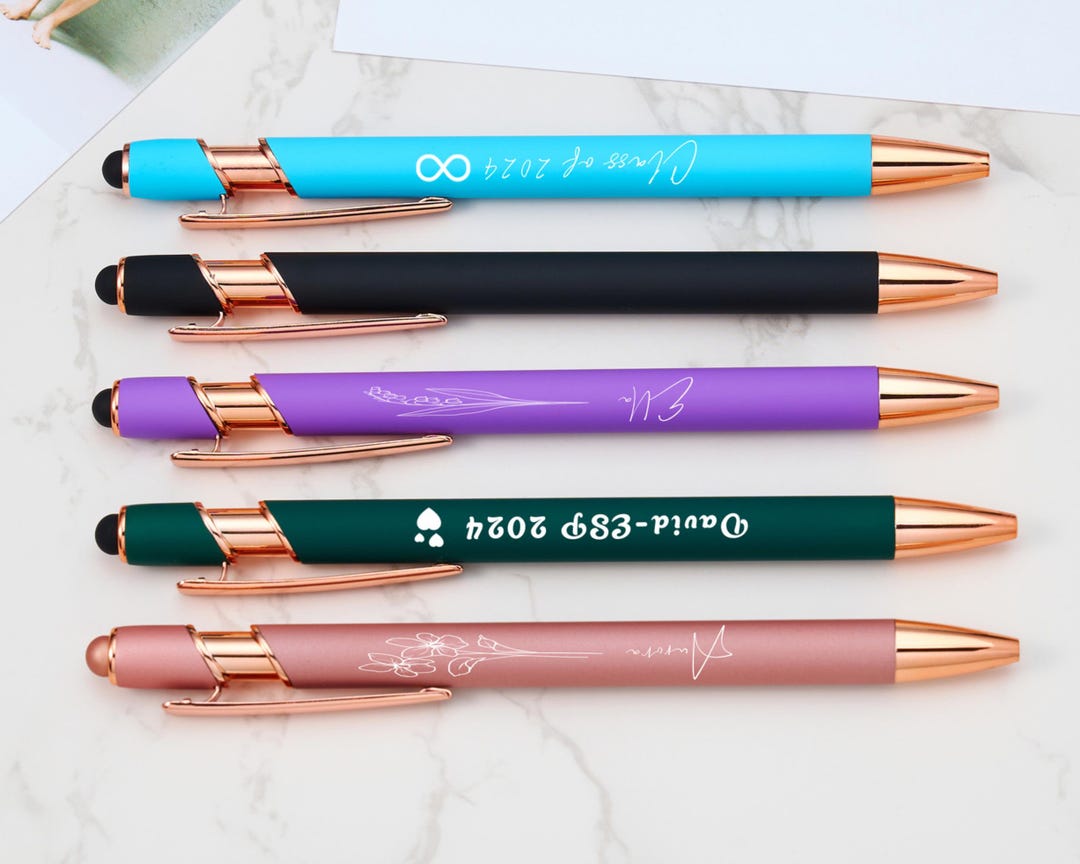 Custom Pen With Soft Touch,perfect Gift for Company Workmate,elegant ...