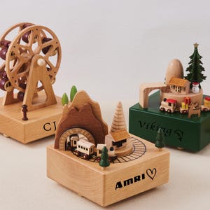 Luxurious Personalized Baby Music Box for New Year Gifts,hand Engraved ...