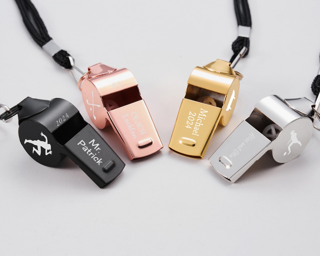 Personalized Engraved Whistles for Best Coach,custom Whistle With Name ...