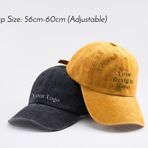 Personalized Embroidered Unisex Cap With Your Text for Father Day Gift ...