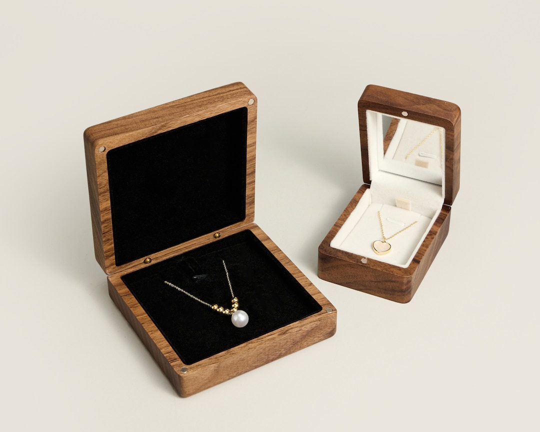 Luxury Personalized Necklace Box for Women,anniversary Gift for Her ...