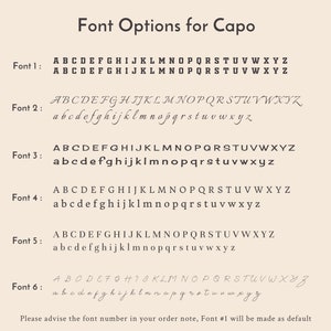 Personalized Guitar Capo With Name for Him,fancy Guitar Pick for ...