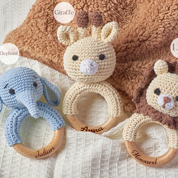 Wooden Rattle - Etsy