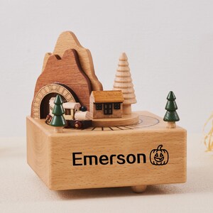 Luxurious Personalized Baby Music Box for New Year Gifts,hand Engraved ...