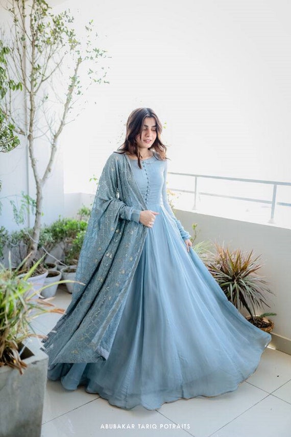 Blue Indian Wedding Dresses