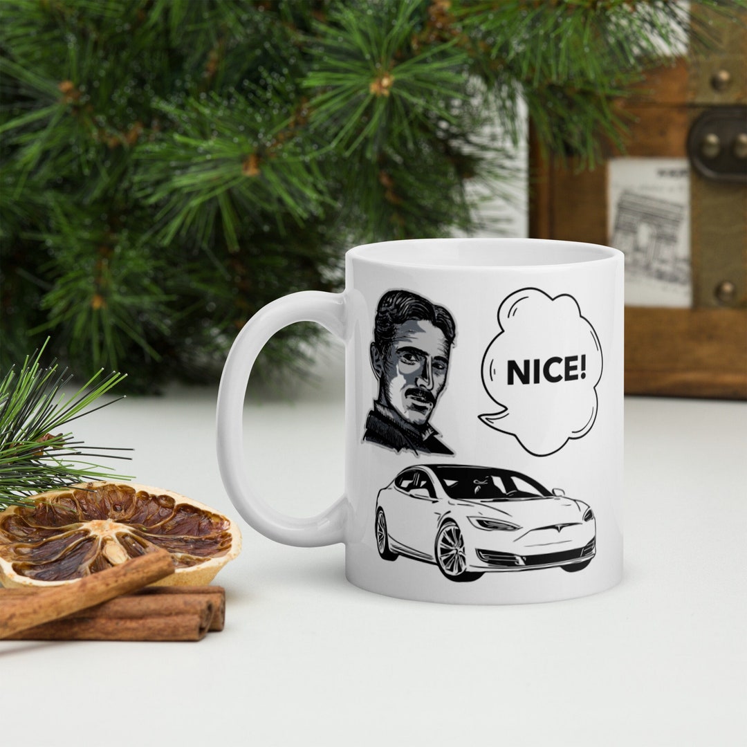 Nikola Tesla Coffee Mug, Funny Tea Cup, Gift for Tesla Lovers and ...