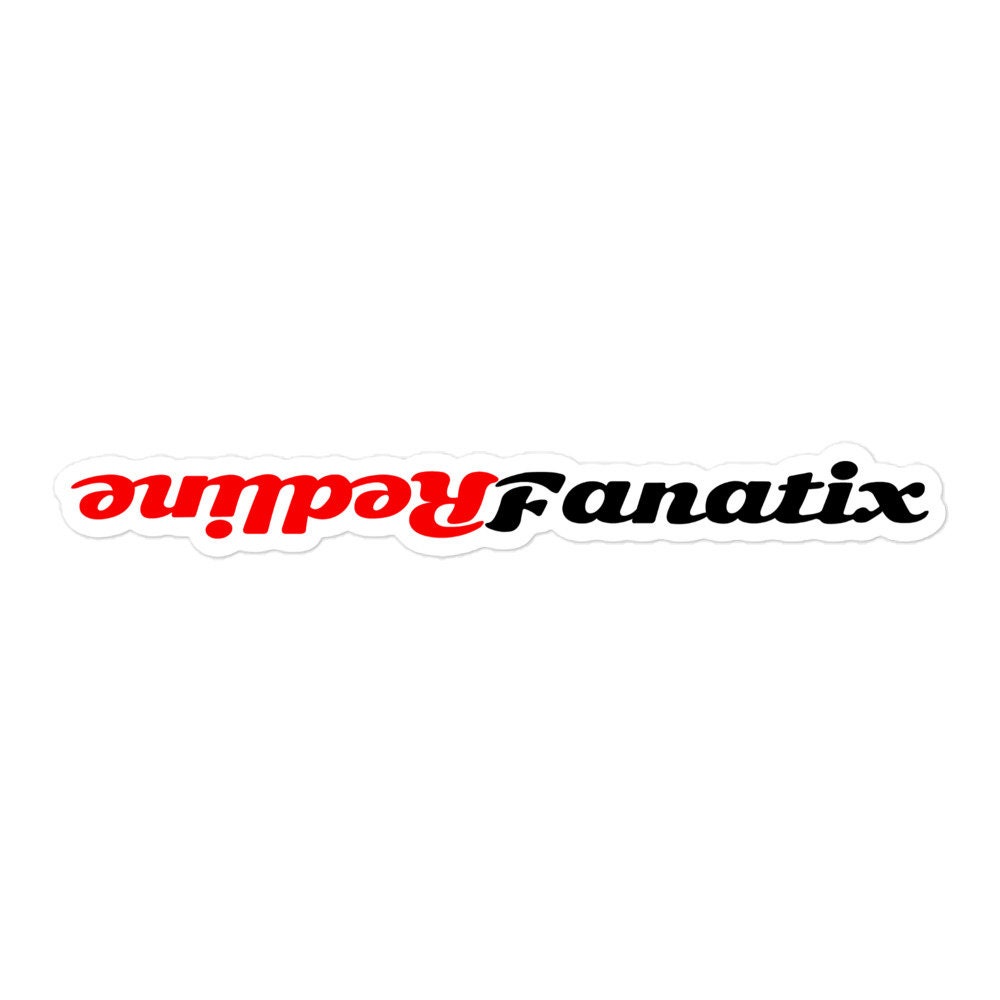 Redline Fanatix Full Logo Sticker Vinyl Decal for Auto Enthusiasts ...