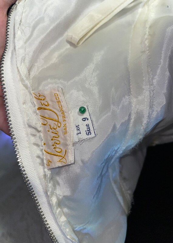 1950s Tea Length Lorrie Deb Wedding Dress- S - Gem