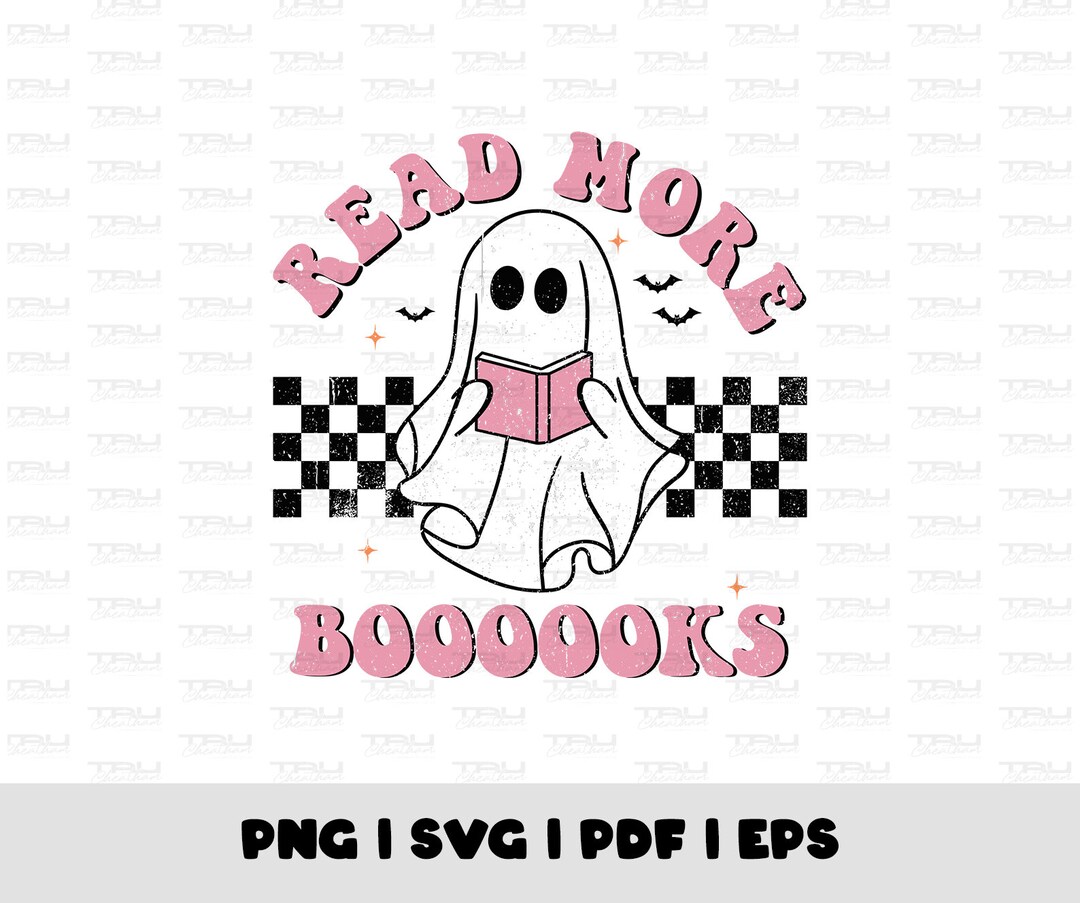Read More Books Ghost SVG PNG Ghost SVG Sheet Ghost Png - Etsy