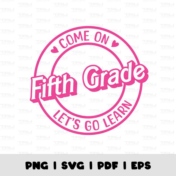 Fifth Grade Teacher Png - Etsy