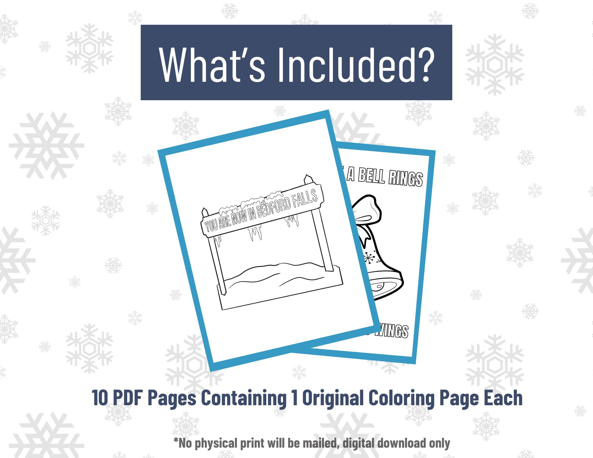 It’s a Wonderful Life | Coloring Book | Movie Game Night | Family Fun ...