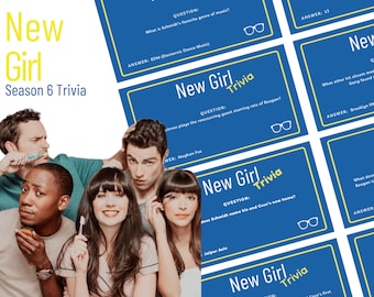 New Girl Trivia | Season 2 | New Girl Party Game | Instant Download ...