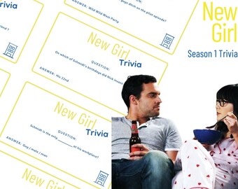 New Girl Trivia | Season 2 | New Girl Party Game | Instant Download ...