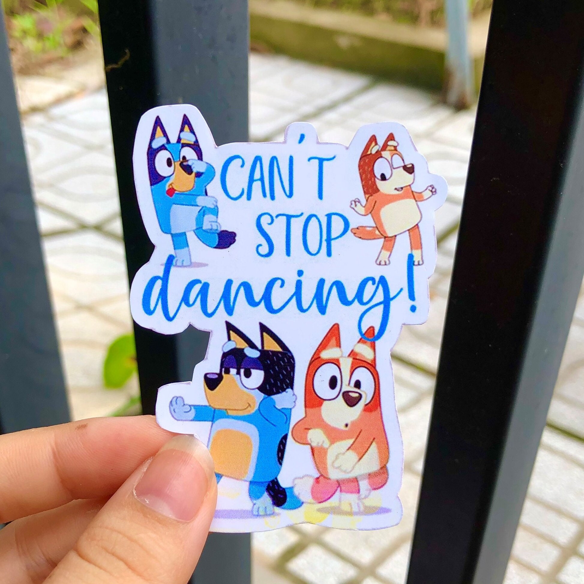 Bluey Vinyl Decal Sticker Bluey Funny Bluey Sticker for - Etsy UK