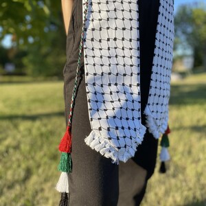 Handmade Palestine/jordan Graduation Sash Gift | Palestinian Keffiyeh ...