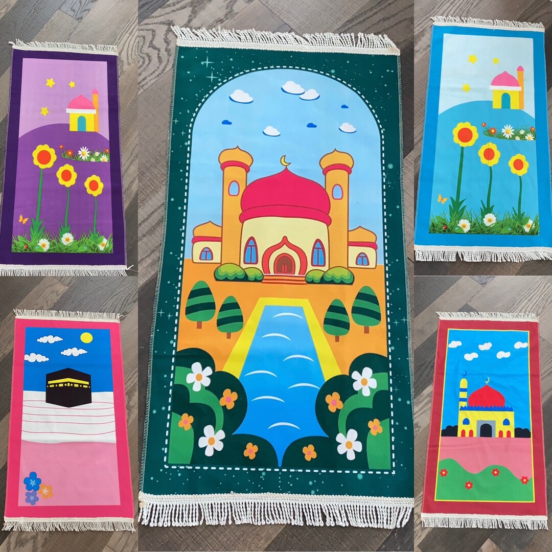 Prayer Mats for Kids | Ramadan Muslim Prayer Rug for Children ...