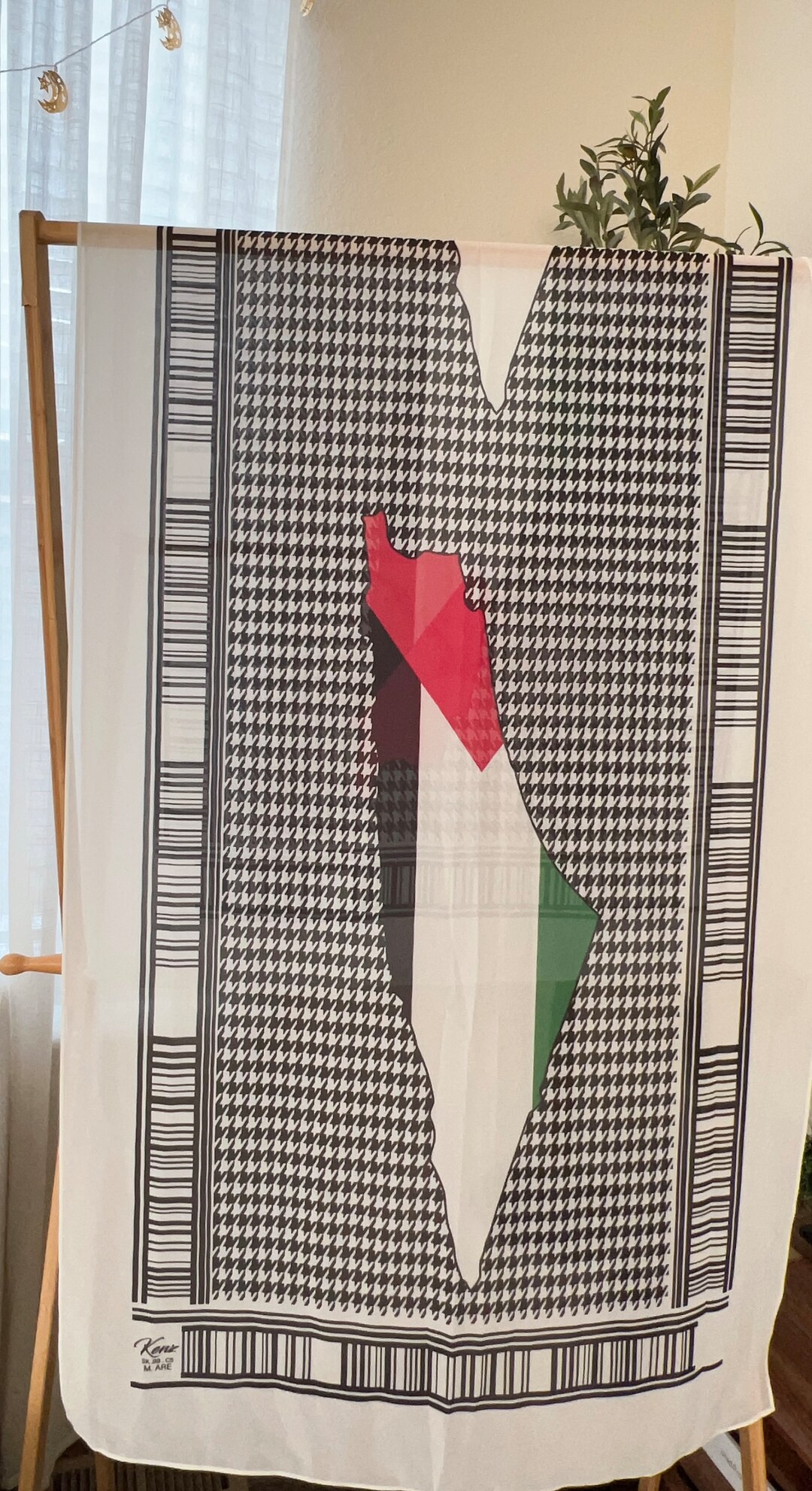 Palestine Scarf Keffiyeh Headscarf Keffiyeh Hijab Kufiya Print Hijab ...