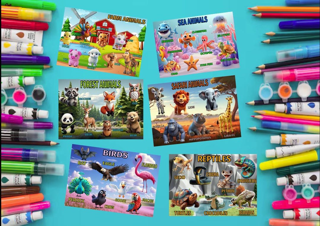 Animal Habitats Matching Activity Animals Sorting Worksheets Home ...